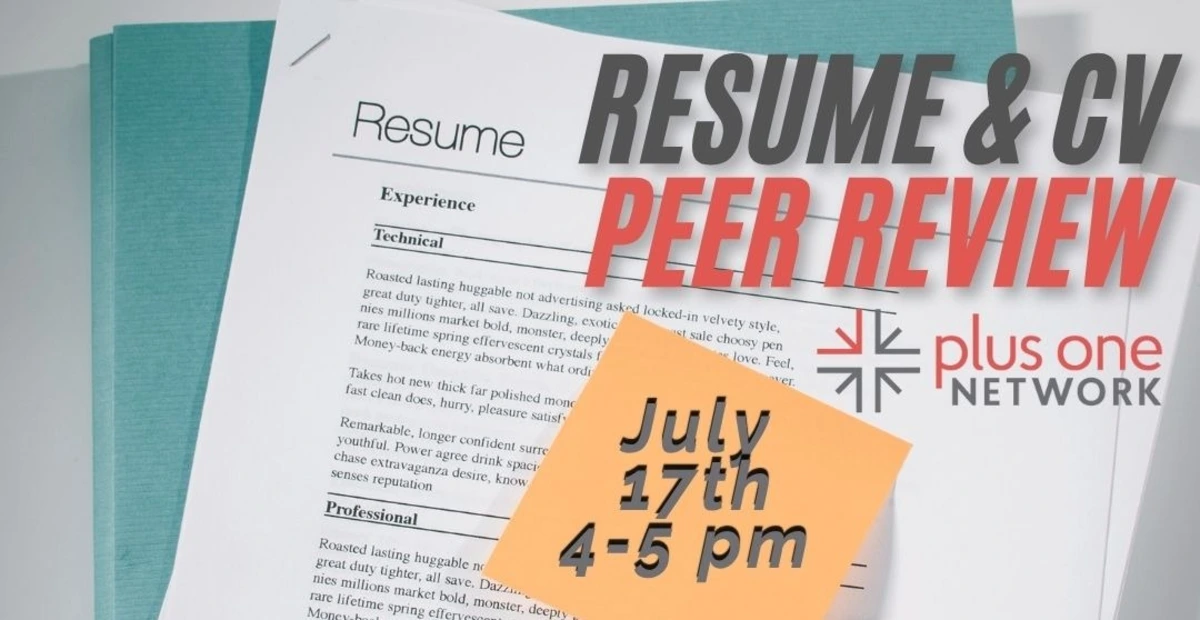 Resume & CV Peer Review | Home