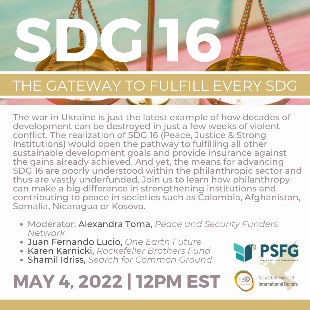 SDG 16: The Gateway to Fulfill Every SDG | WINGS