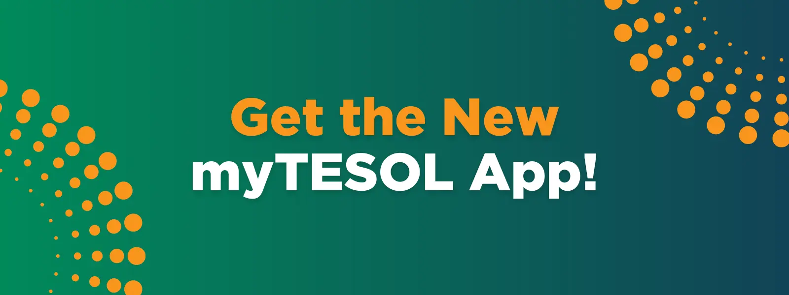 Get the New myTESOL Mobile App!