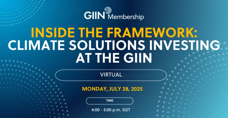 Join GIIN Member Connect | GIIN Member Connect