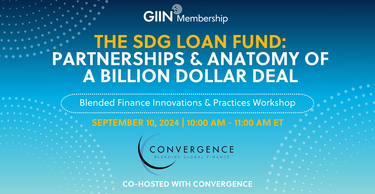 Blended Finance Innovations and Practices Workshop Co-Hosted with ...