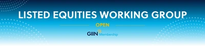 Listed Equities Working Group | GIIN Member Connect