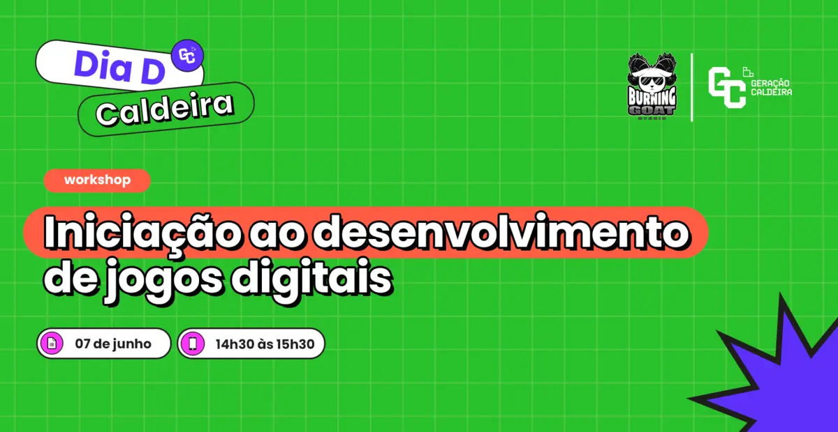 12. Iniciação ao desenvolvimento de jogos digitais | Instituto Caldeira