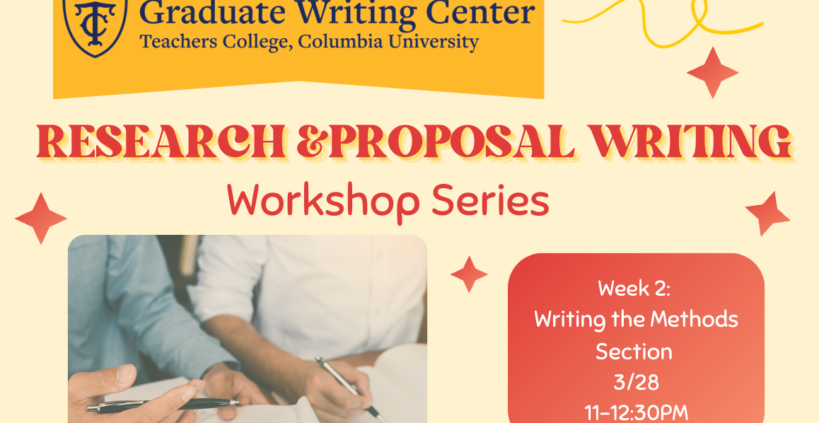 GWC: Research & Proposal Writing Workshop (part 2) | TC Engage