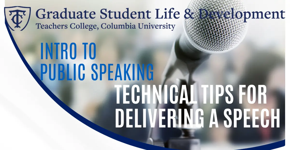 Introduction to Public Speaking: Technical Tips for Delivering a Speech ...