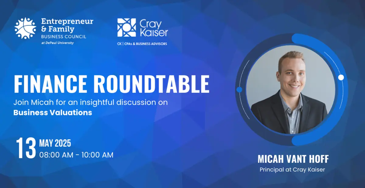 Finance Roundtable | Entrepreneur and Family Business Council