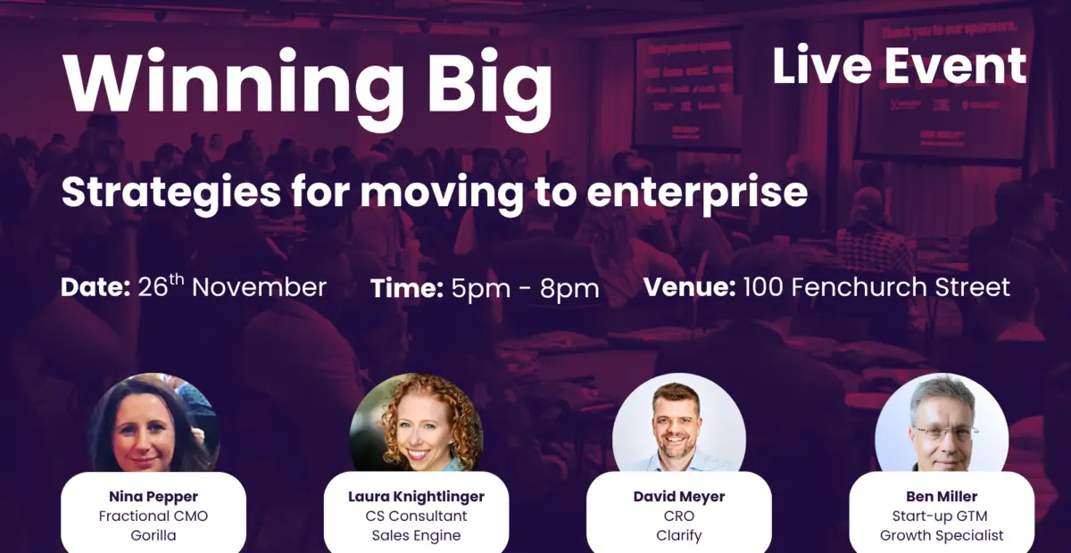 Winning big - strategies for moving to enterprise - panel and ...
