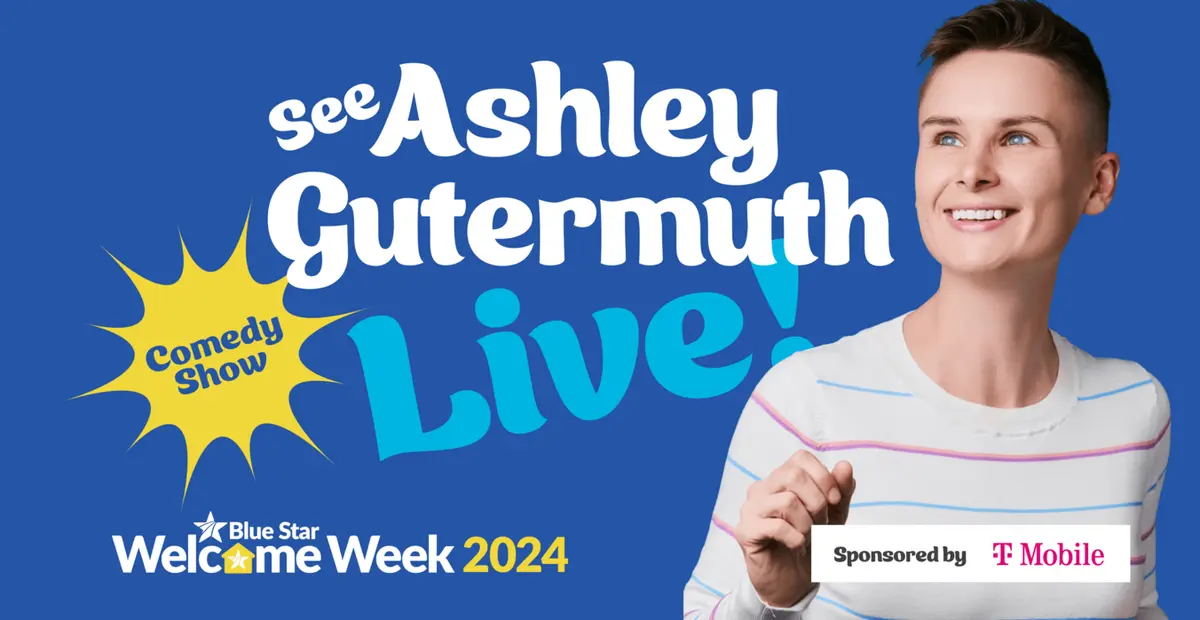 See comedian Ashley Gutermuth LIVE! | Blue Star Neighborhood