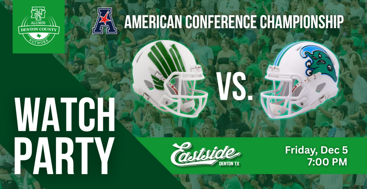 AAC Championship: UNT vs. Tulane Watch Party | North Texas Network