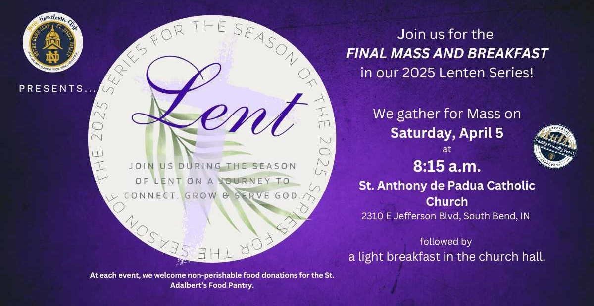 Join us for our 2025 Lenten Series Events | myNotreDame