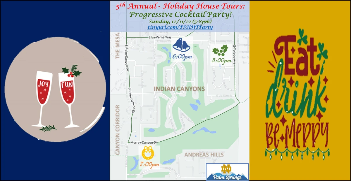 Annual Palm Springs Holiday House Tours: Progressive Cocktail Party ...
