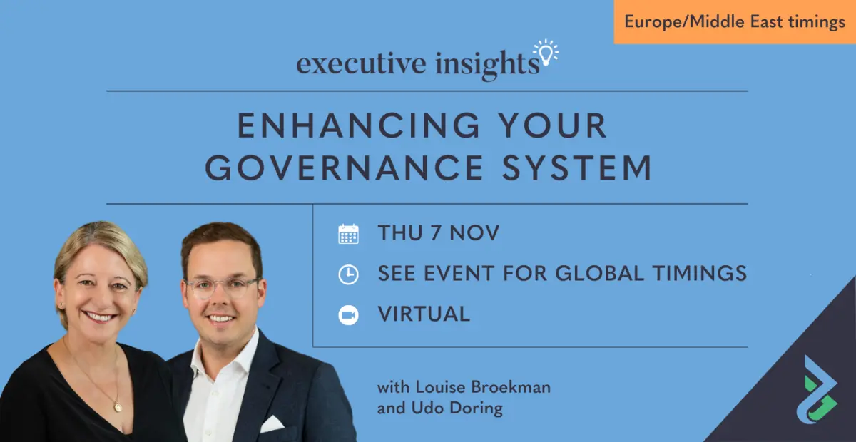 Enhancing Your Governance System | Advisory Board World