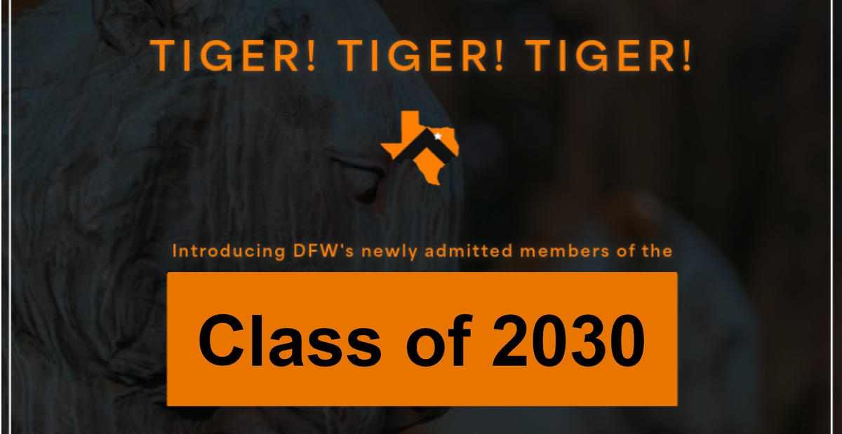 PCDFW Admits Reception -- Apr 11 | TigerNet