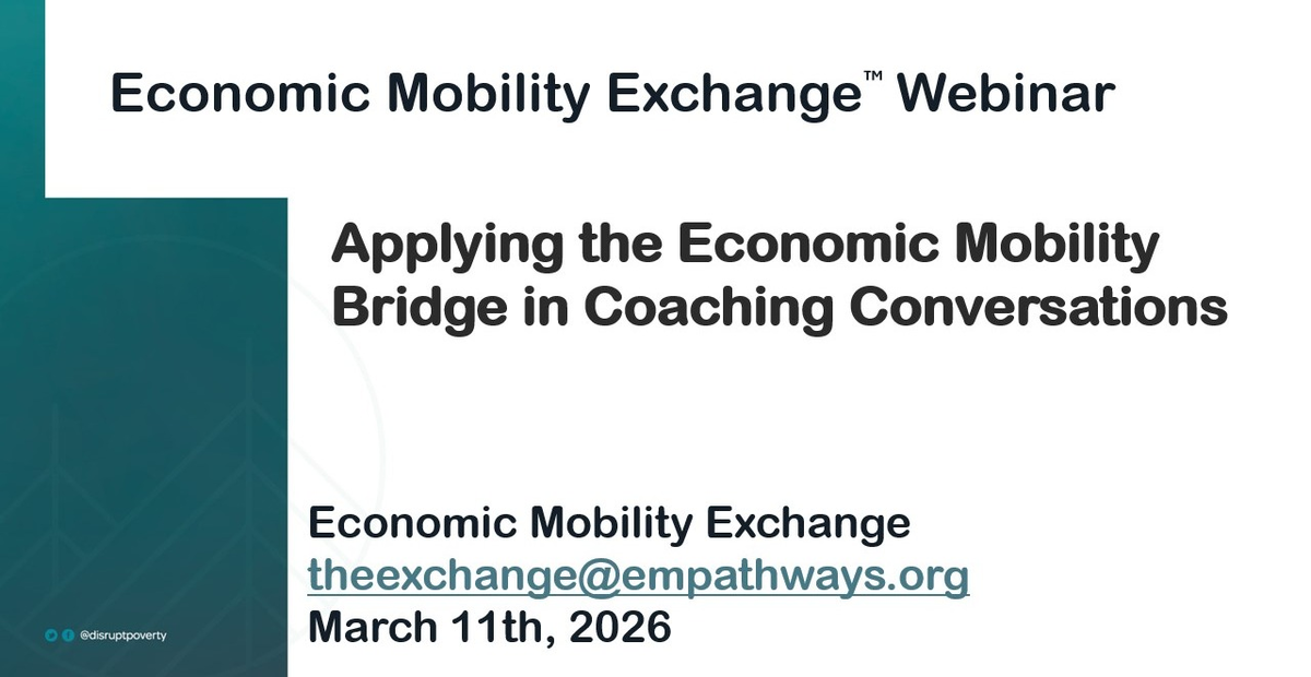 Applying the Economic Mobility Bridge in Coaching Conversations ...
