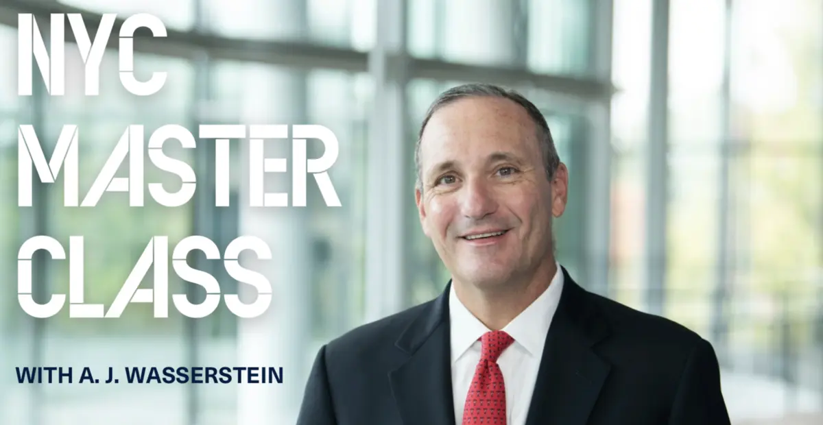 NYC Master Class with Professor A.J. Wasserstein | Yale SOM Connect